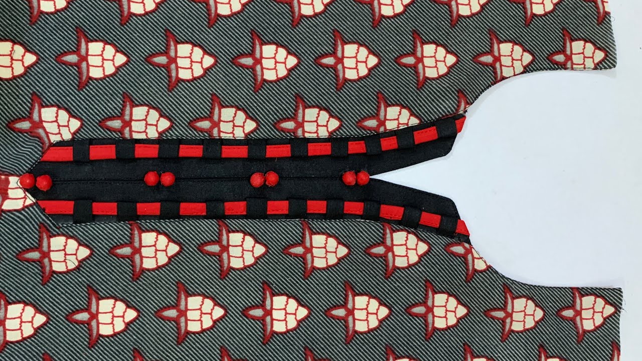 Very beautiful round neck design | Cutting and Stitching - YouTube