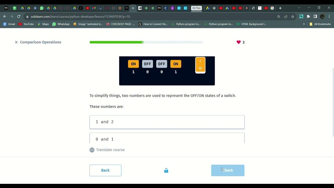 30 Comparison Operations Python Developer Sololearn Youtube