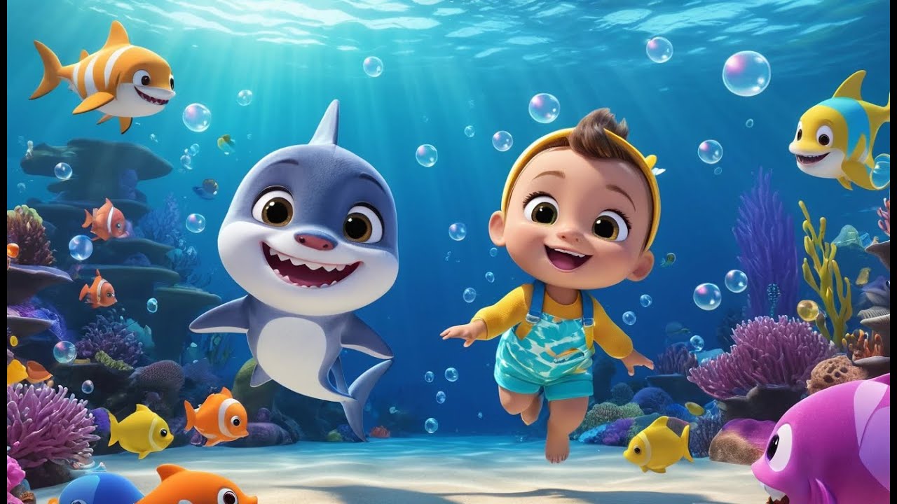 Finger Family Song – Baby Shark Magic Lagoon | Fun Baby Shark Song for ...