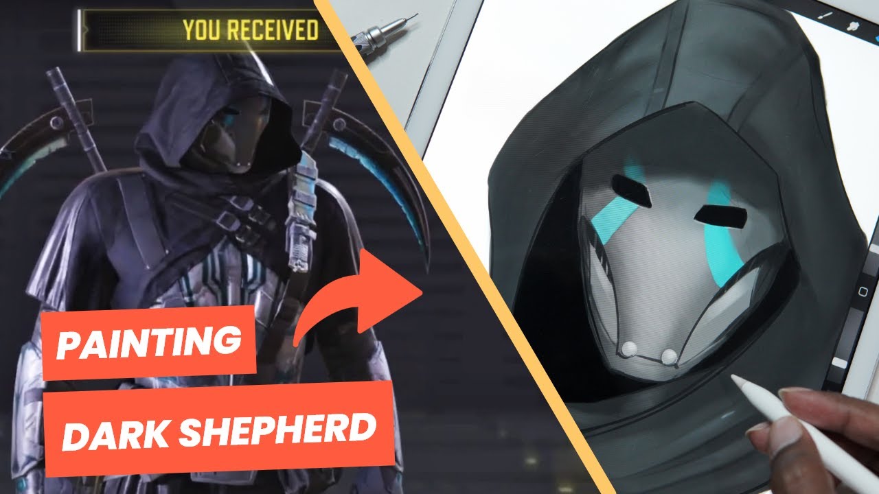 Dark Shepherd Digital Painting | COD Mobile Fan Art | Pale Horseman's ...