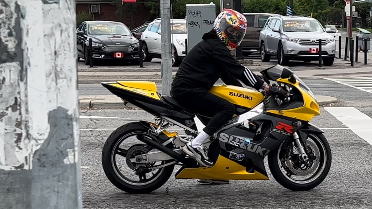 LOUD Motorcycle SUZUKI GXR Toronto - YouTube