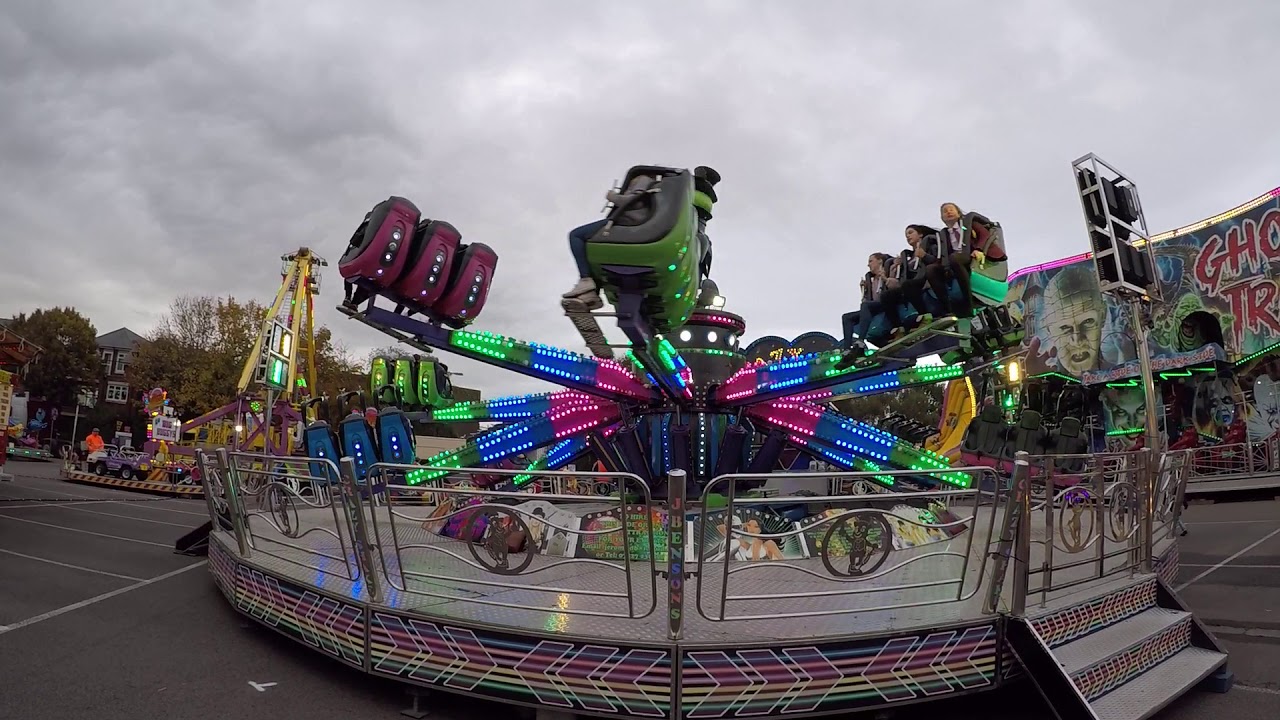 Jerome Benson's Crazy Shake Off Ride at Chichester Sloe Fair 2019 - YouTube
