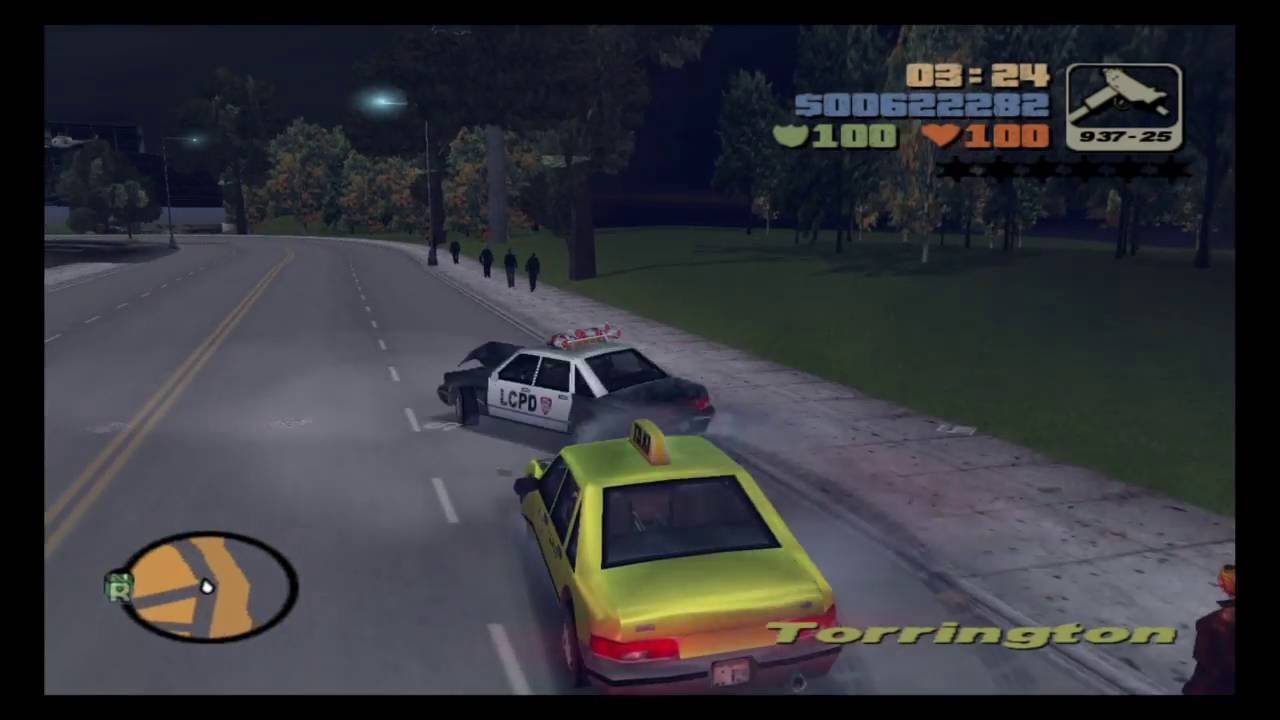 GTA 3 PS4 Gameplay cop AI - YouTube