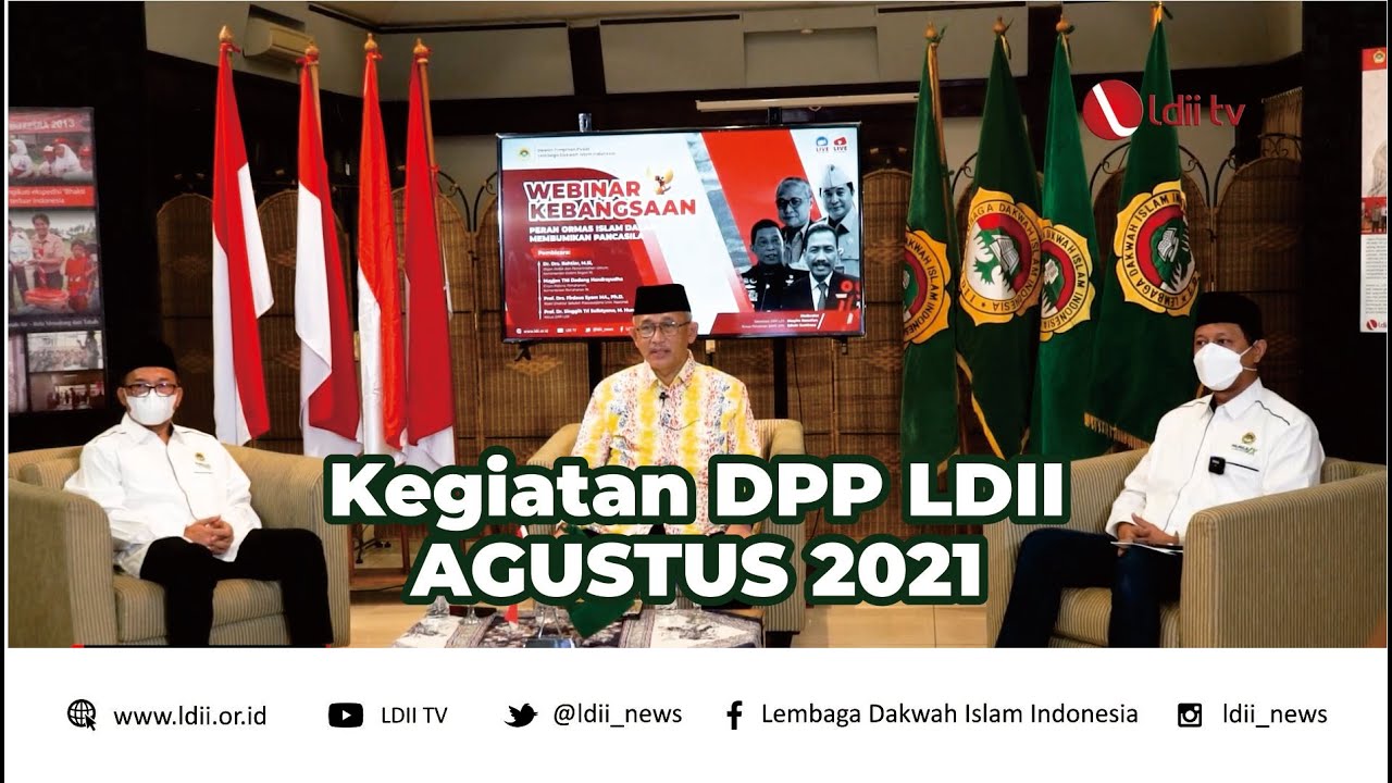 LDII TV: KEGIATAN DPP LDII AGUSTUS 2021 - YouTube