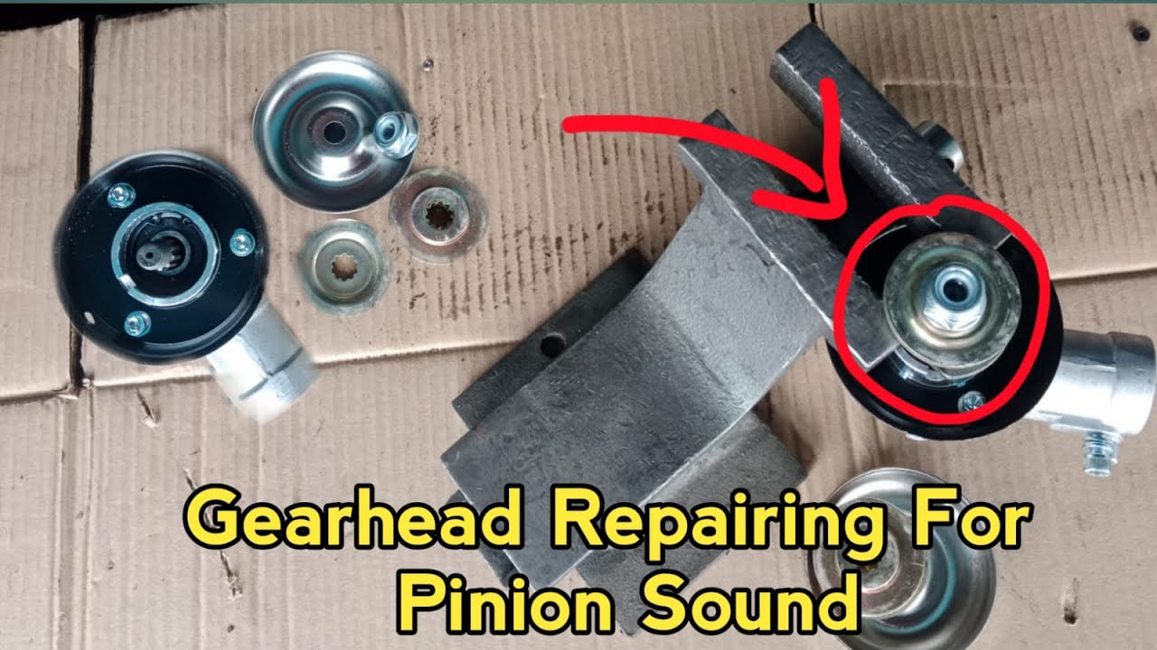 Gearhead Repairing For Pinion Sound and Slip | गियरहेड पिनियन की ध्वनि ...