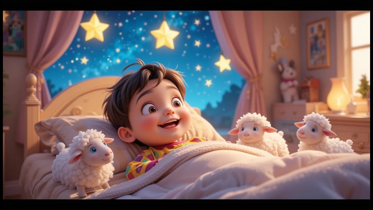 Let’s Count Sheep and Fall Asleep Rhyme Song | Popular Nursery Rhyme ...