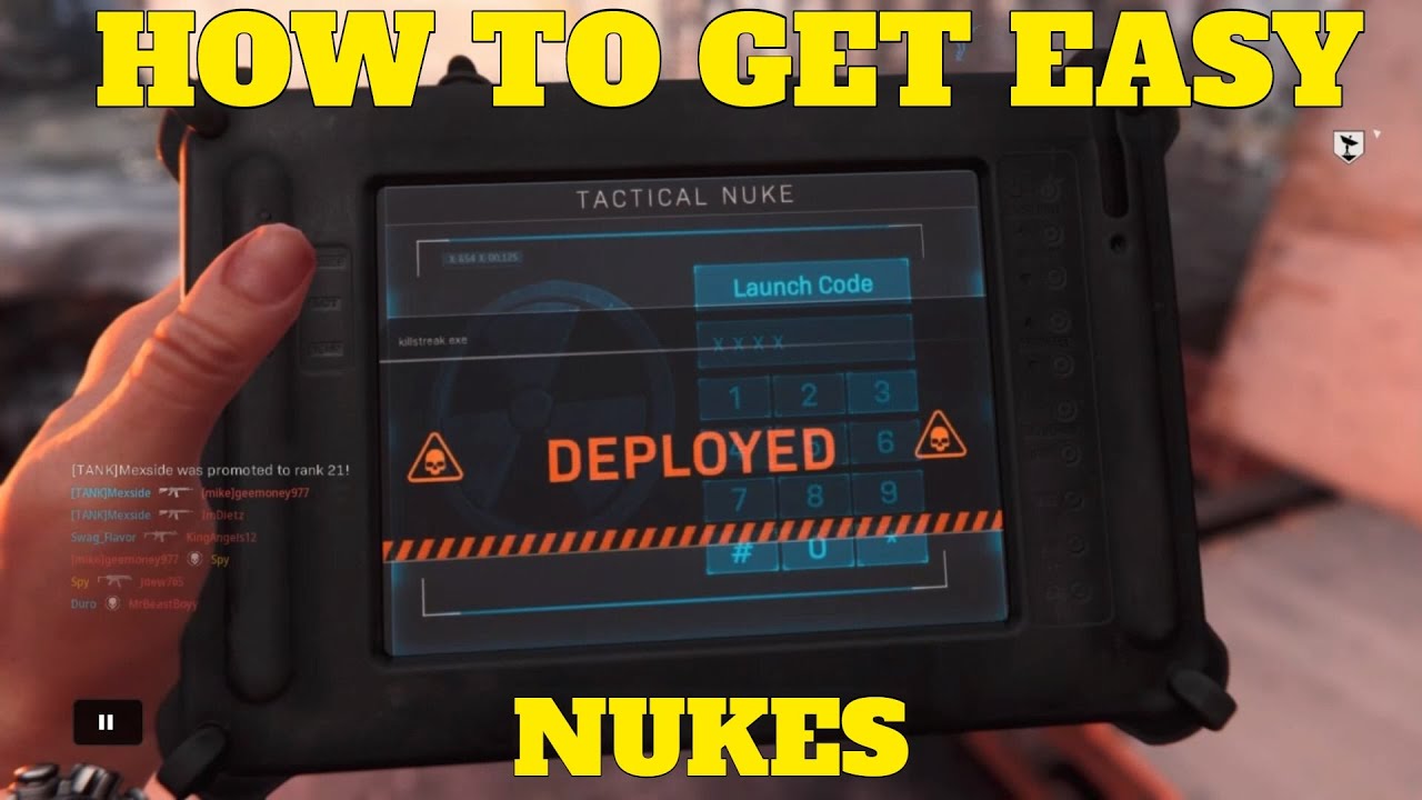 HOW TO GET EASY NUKES ON GROUND WAR (Worlds fastest Tank nuke) - YouTube