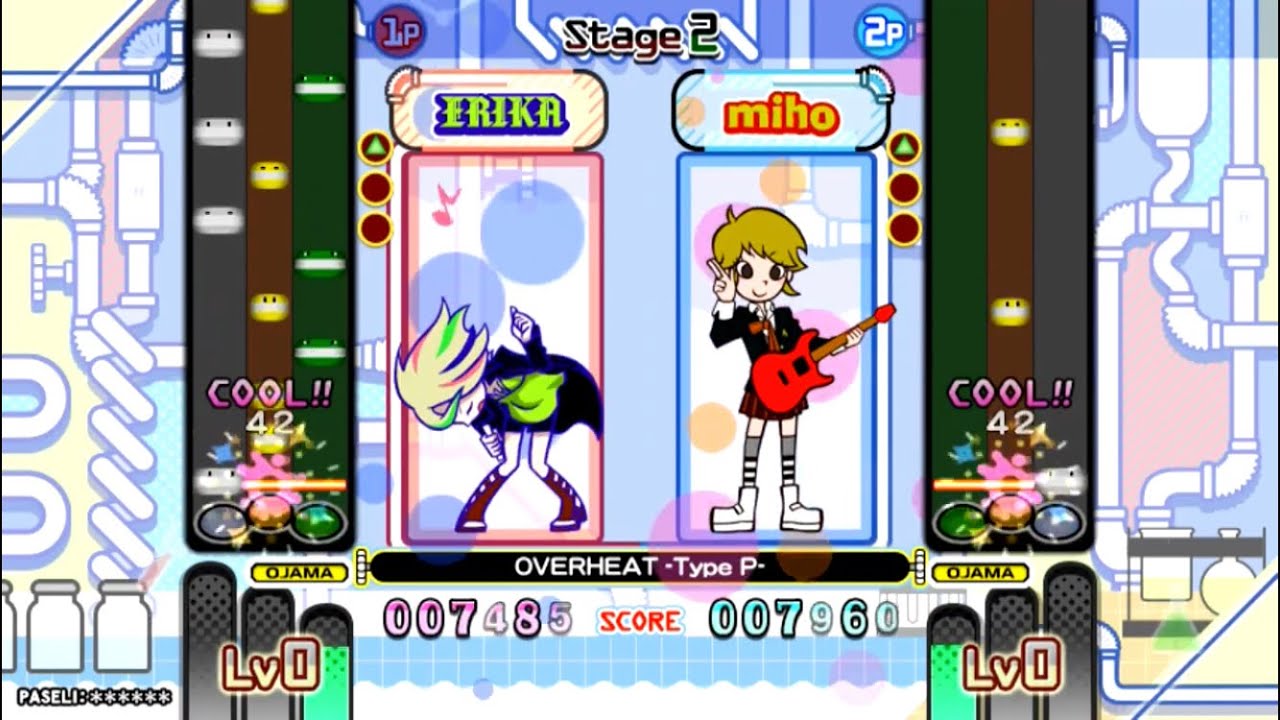 [ポップンミュージック] ブラックアルバム / OVERHEAT-Type P- BATTLE譜面 NORMAL&HYPER [pop'n ...