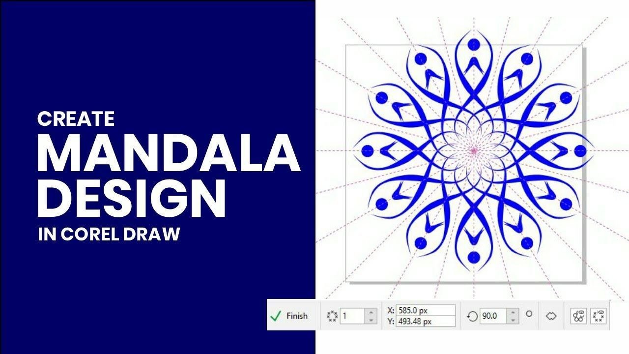 Unlock Your Creativity with Mandala Design Art in CorelDRAW - YouTube