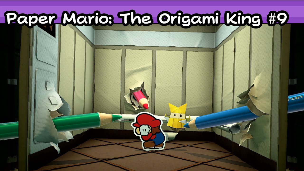 Paper Mario: The Origami King Let's Play #9 | Climbing Overlook Tower ...