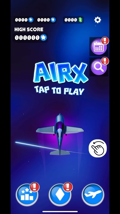 AirX work-n-progress but some fast gameplay #gamedev #unity #unity3d #indiegame #movilegames ...