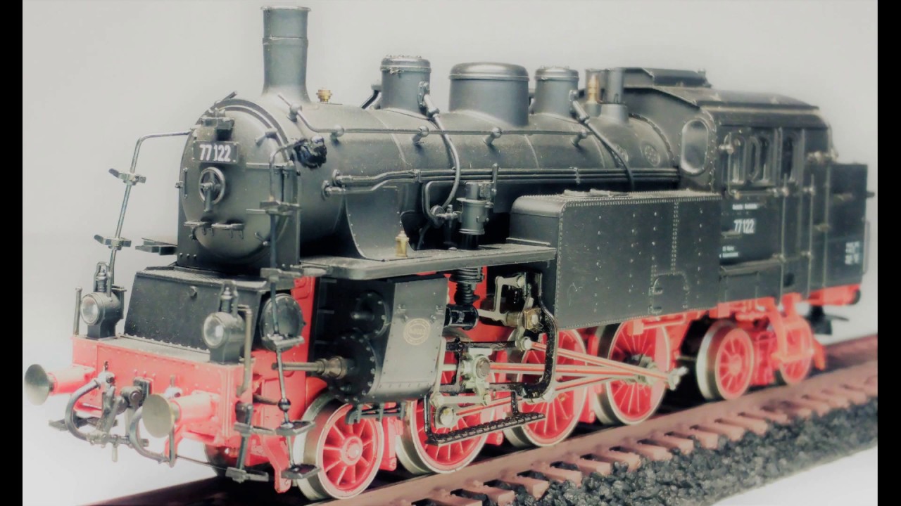 Baureihe 77 Rivarossi 1362 (BR 77 122 DB) im Detail H0 - YouTube