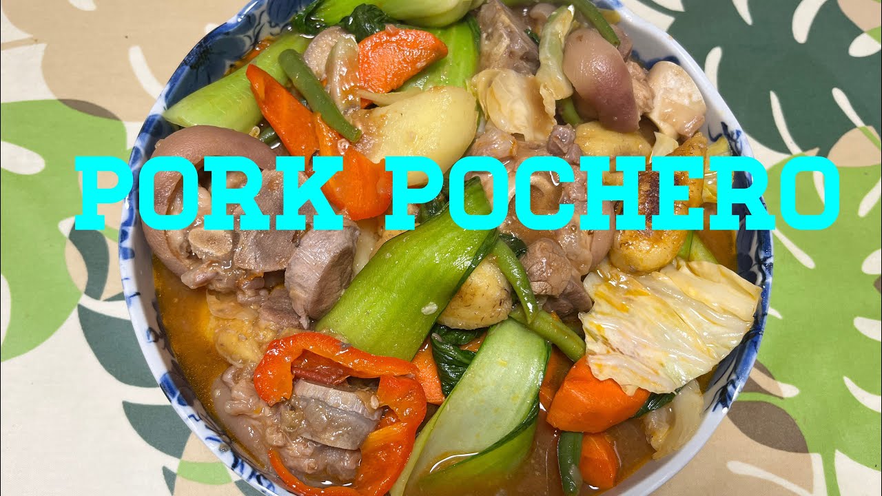 How to cook Pork Pochero in my own way. - YouTube