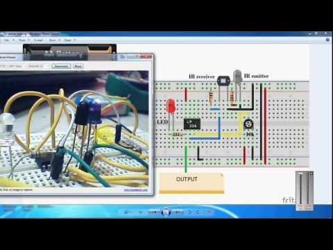 How to make an IR sensor for line following robot - YouTube