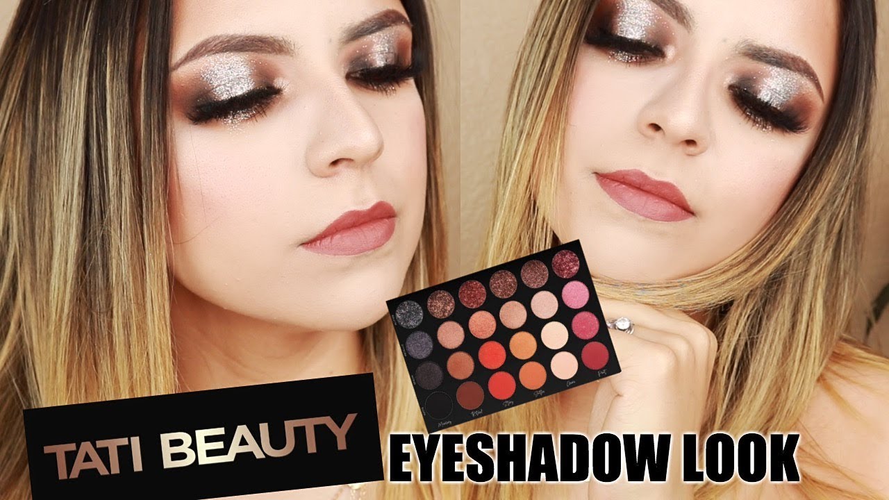 Tati Beauty Spotlight Glam Eyeshadow Makeup Tutorial | Textured ...