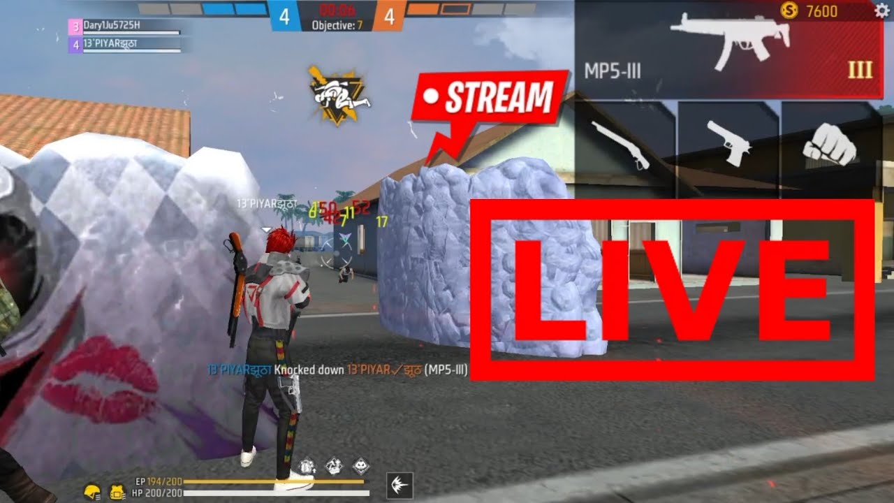 FREE FIRE 🛑 LIVE STREAMING GAMEPLAY - YouTube