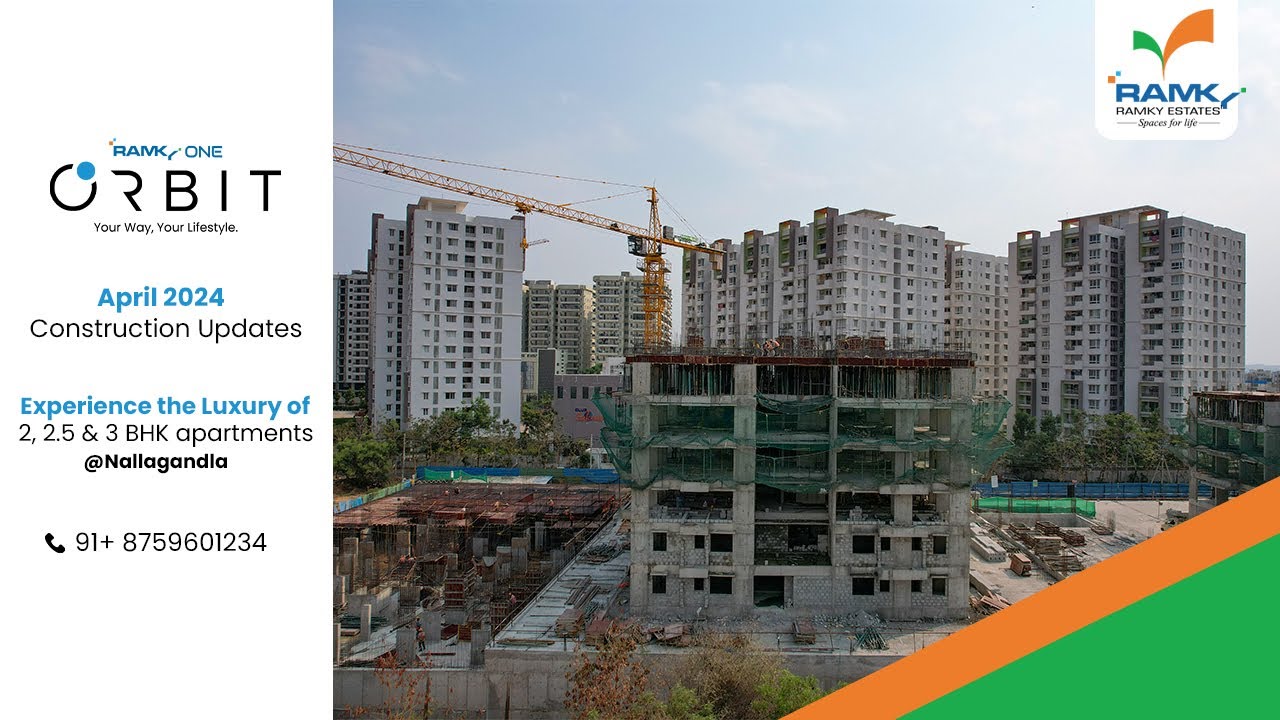 Ramky One Orbit April 2024 Construction Updates - YouTube
