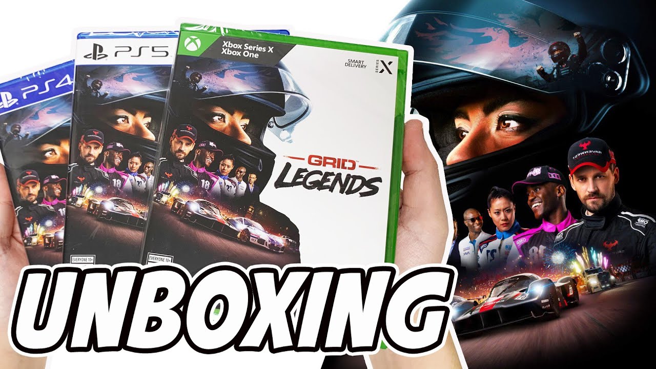Grid Legends (PS4/PS5/Xbox One/XSX) Unboxing - YouTube