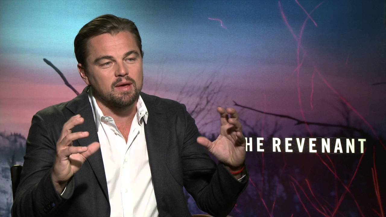 Interview with Leonardo DiCaprio for " The Revenant " - YouTube