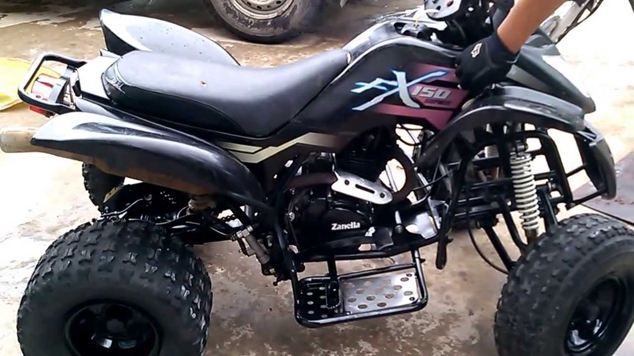 cuatriciclo zanella fx 150 - YouTube