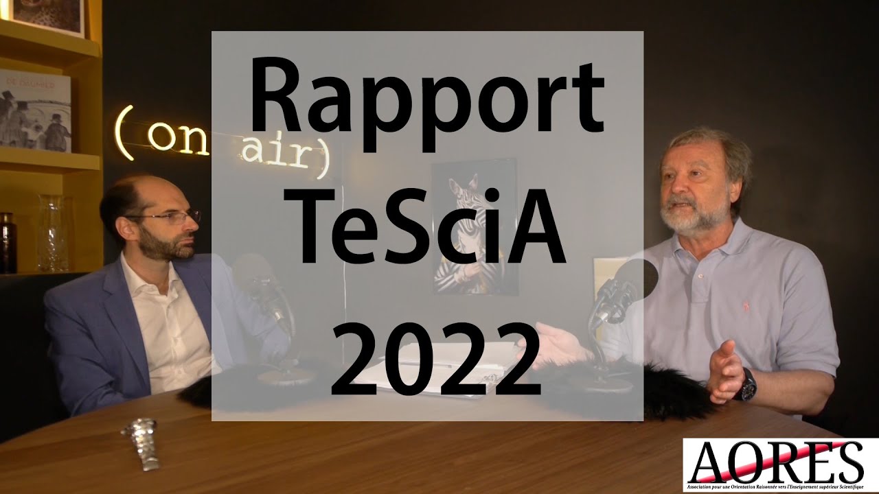 Rapport TeSciA 2022 : présentation vidéo - YouTube