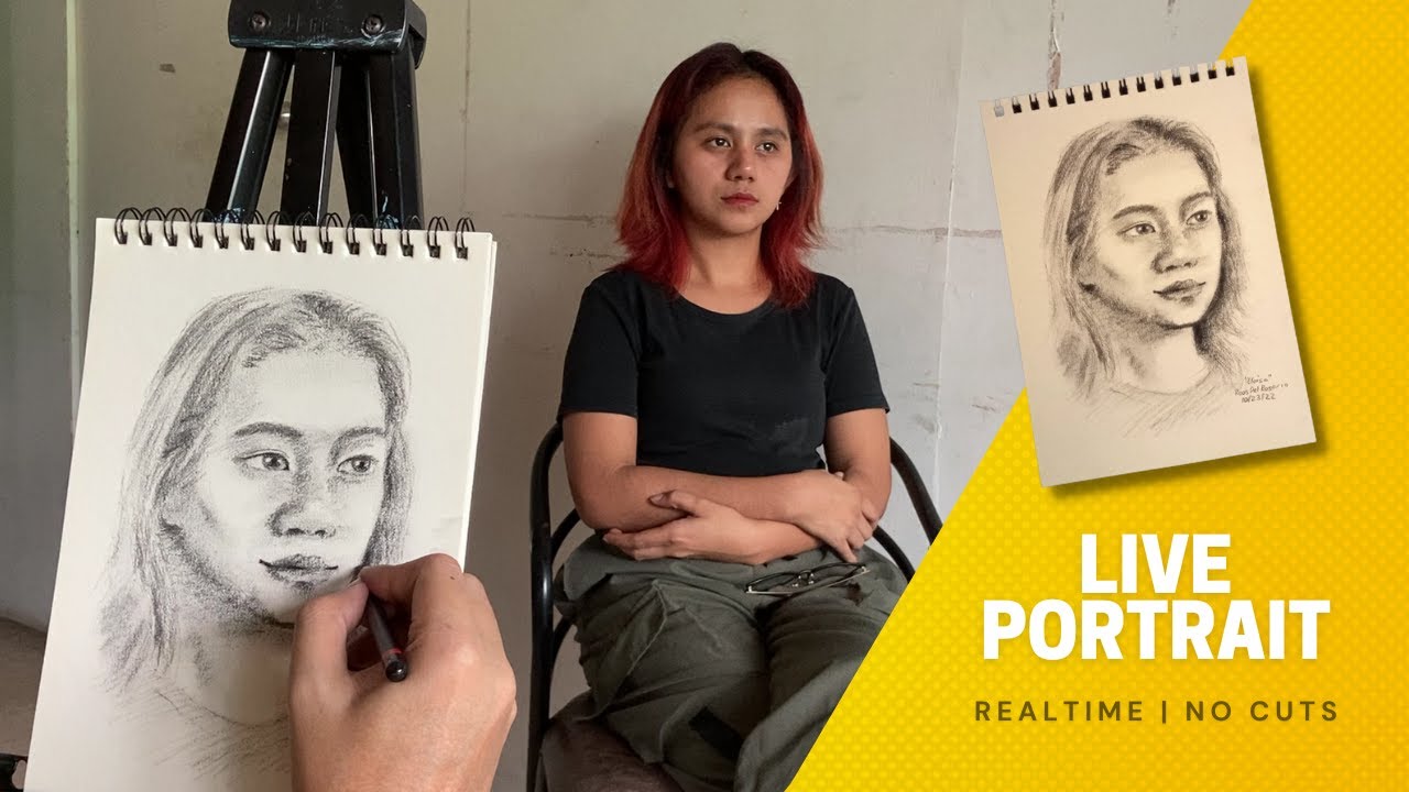 Live Portrait Realtime Charcoal - YouTube