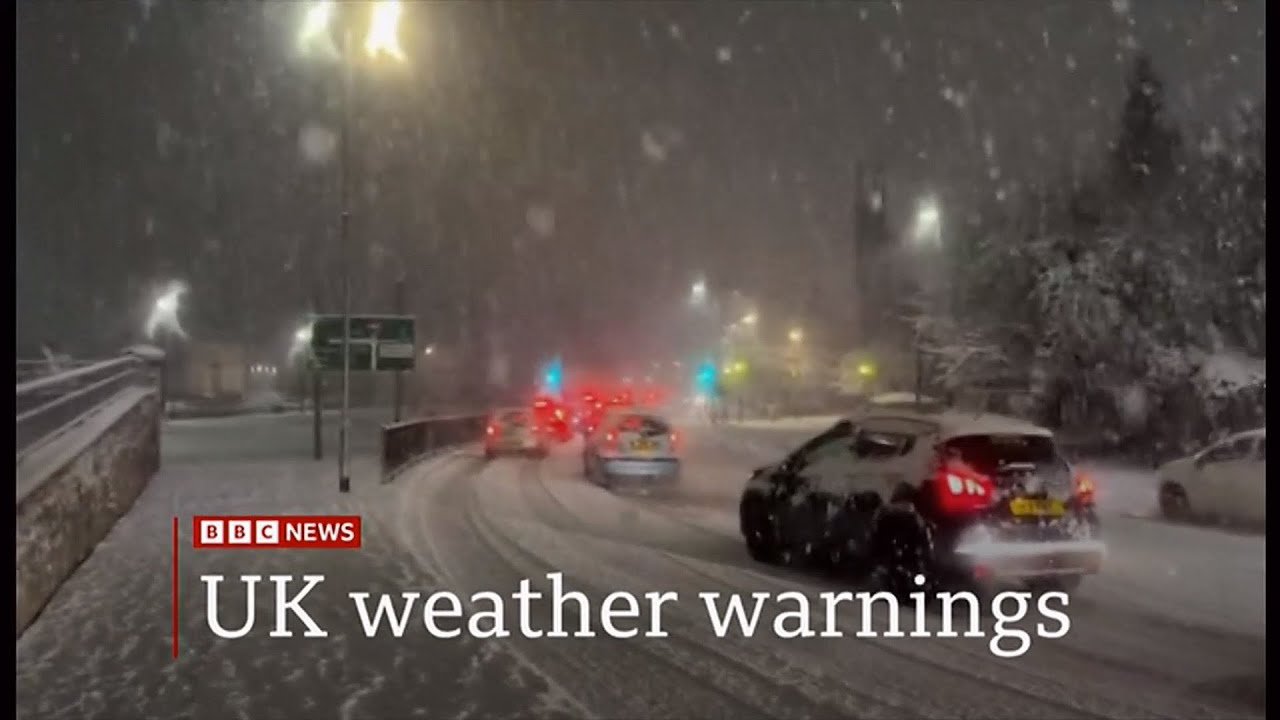 Weather Events - Snow storms hit the UK (3) - BBC - 3/Dec/2023 - YouTube