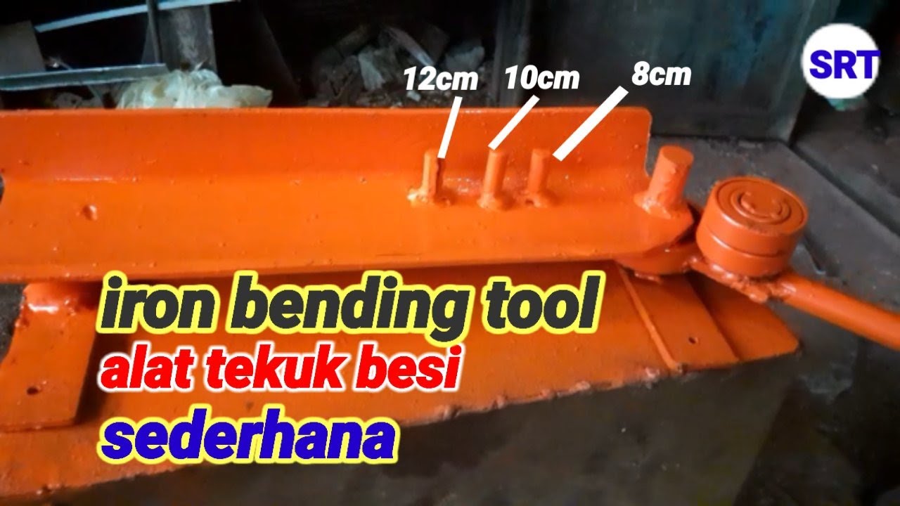 cara membuat alat tekuk besi bending besi manual - YouTube