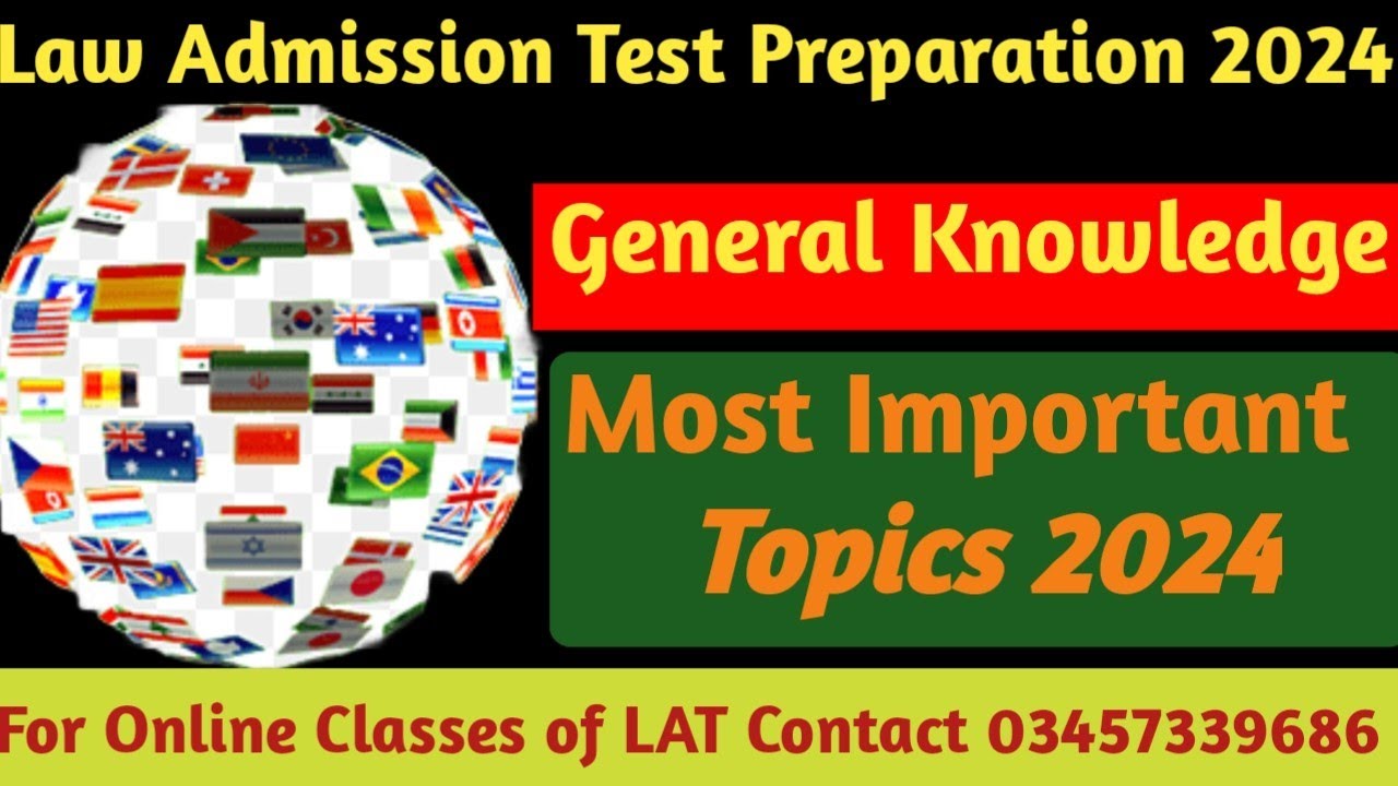 General Knowledge for LAT Test || LAT Test Preparation 2024 || General ...