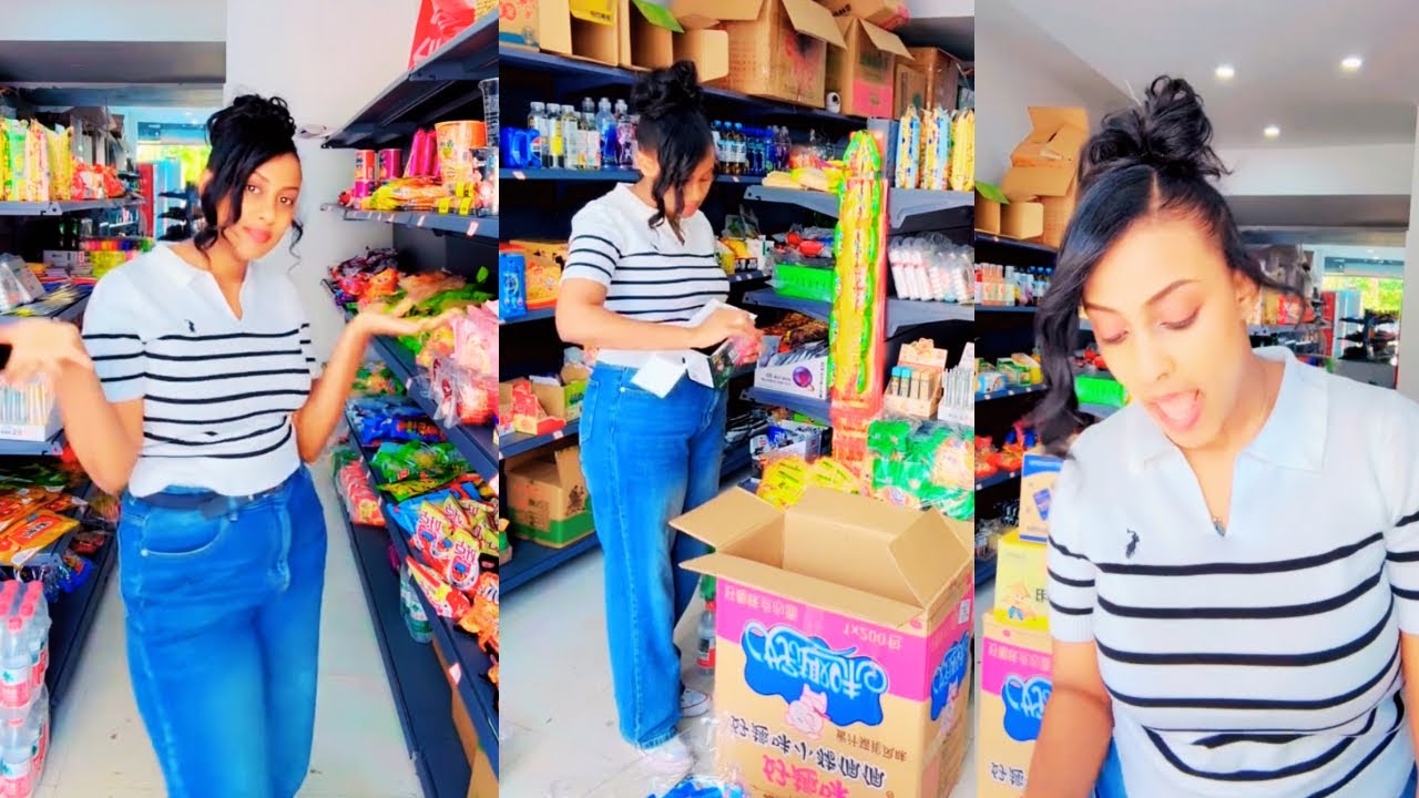 Rosa's daily routine of sorting goods in the store - YouTube