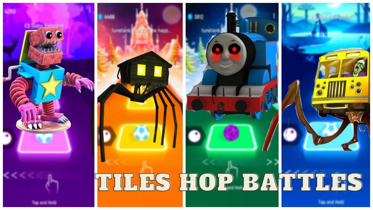 Tiles Hop EDM Rush | Boxy Boo - House Head - Thomas the Train exe - Bus ...