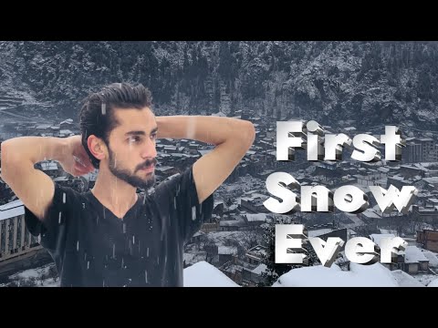 First snow fall of Bahrain swat - YouTube