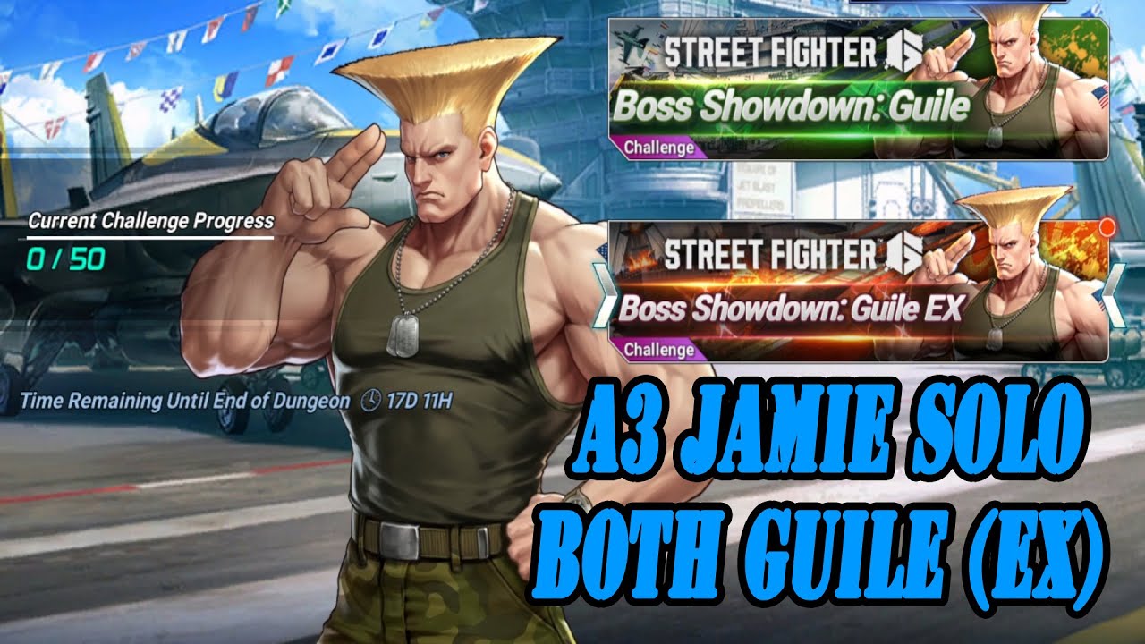 [KOF All Star] A3 Jamie Solo Both SF6 Boss Showdown: Guile (EX) - YouTube