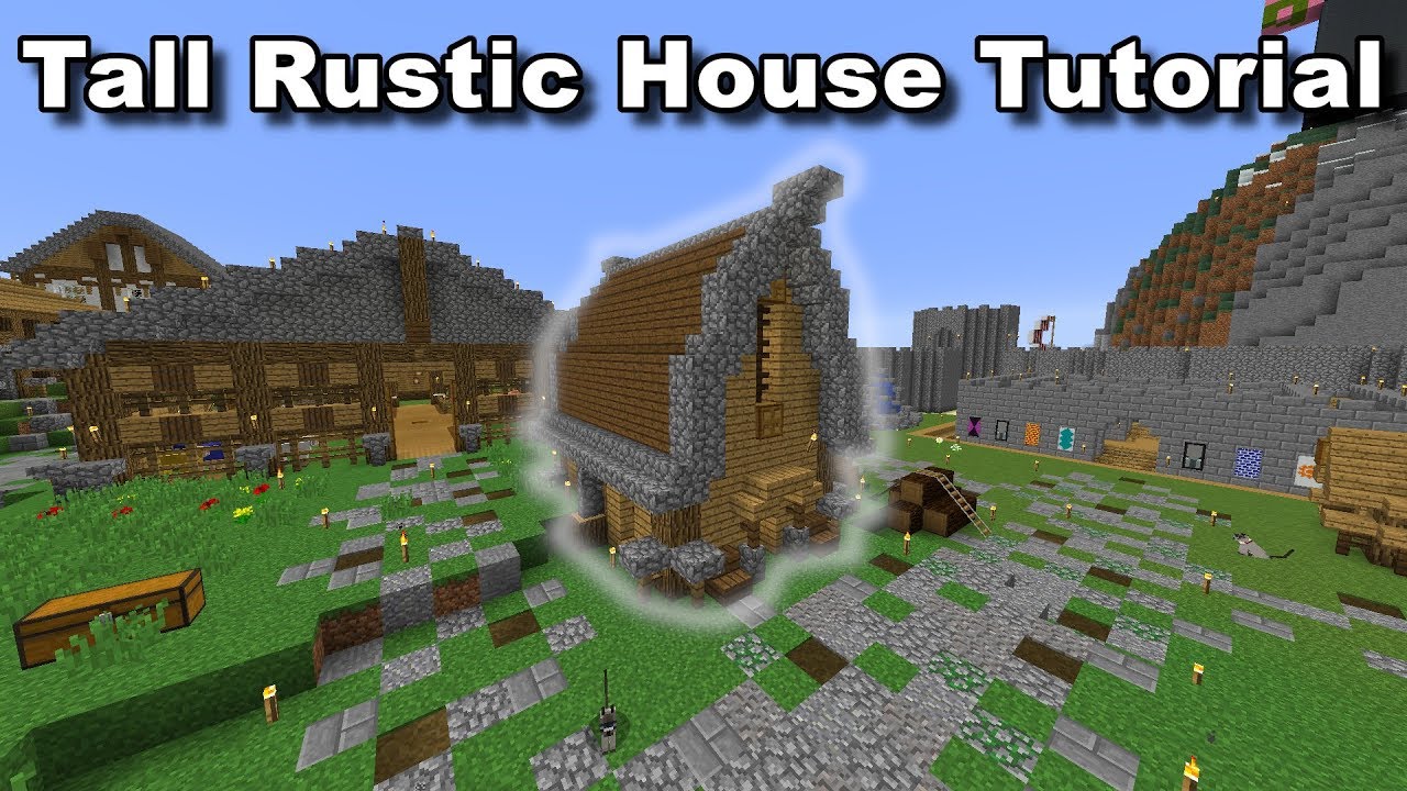 Tall Kingdom House Tutorial - Minecraft Tutorial - YouTube