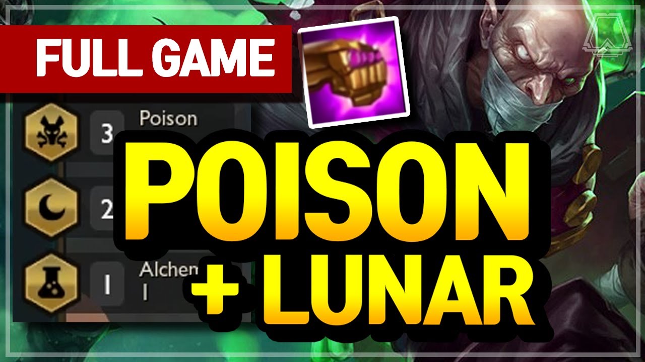 Poison comp! (Singed Carry) - Teamfight Tactics Full Game | TFT ...