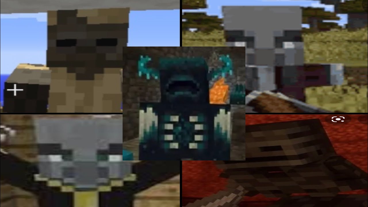 SpongeBob and nonny in minecraft season 1 all bosses - YouTube
