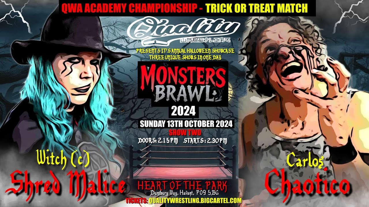 QW Academy Championship Trick or Treat Match: Carlos Chaotico vs Witch ...