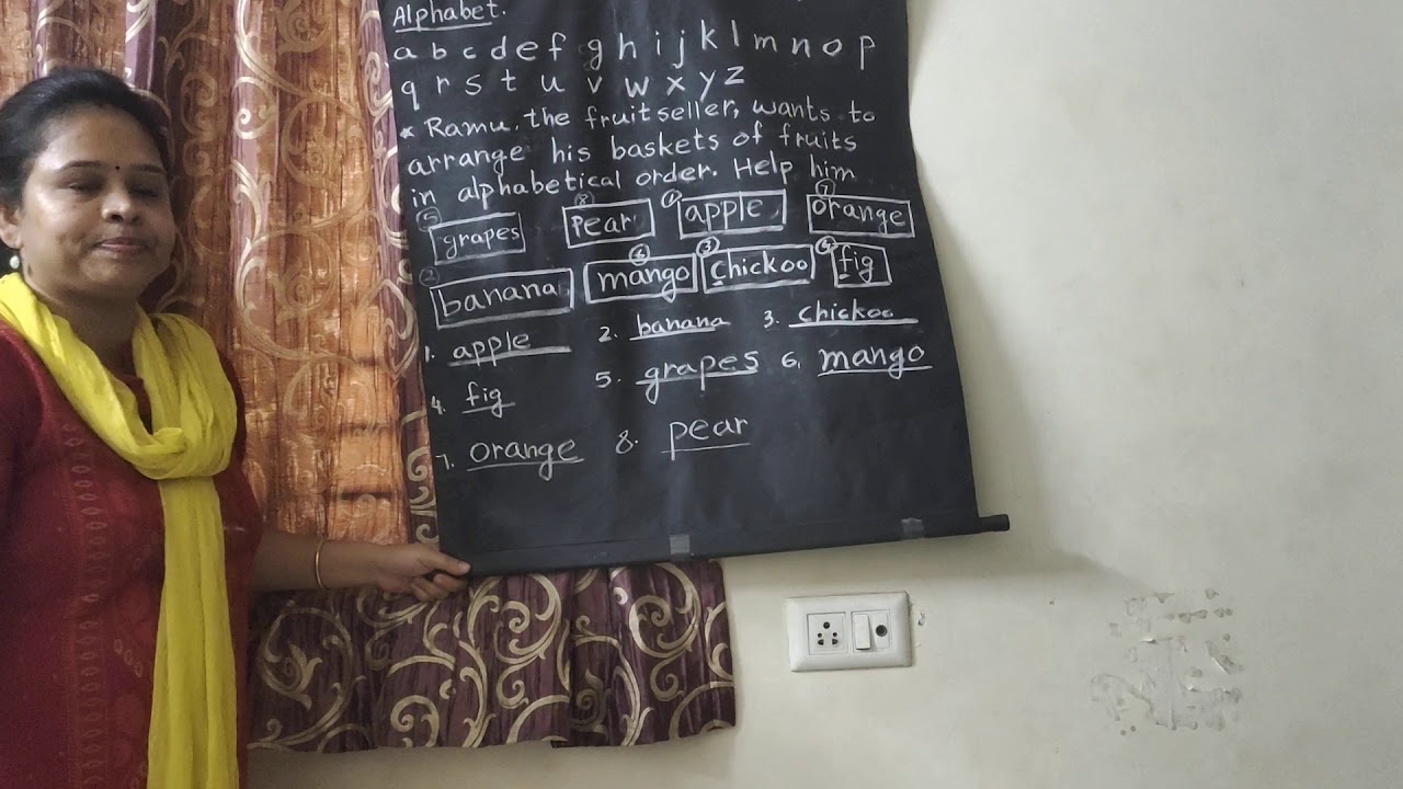 Alphabetical Order For Class 1 YouTube Alphabetical Order For Class 1 YouTube