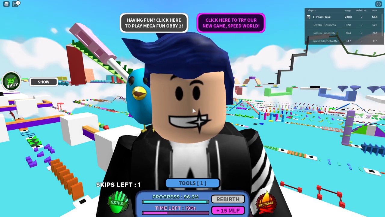 ROBLOX MEGA OBBY LEVEL 2081! - YouTube
