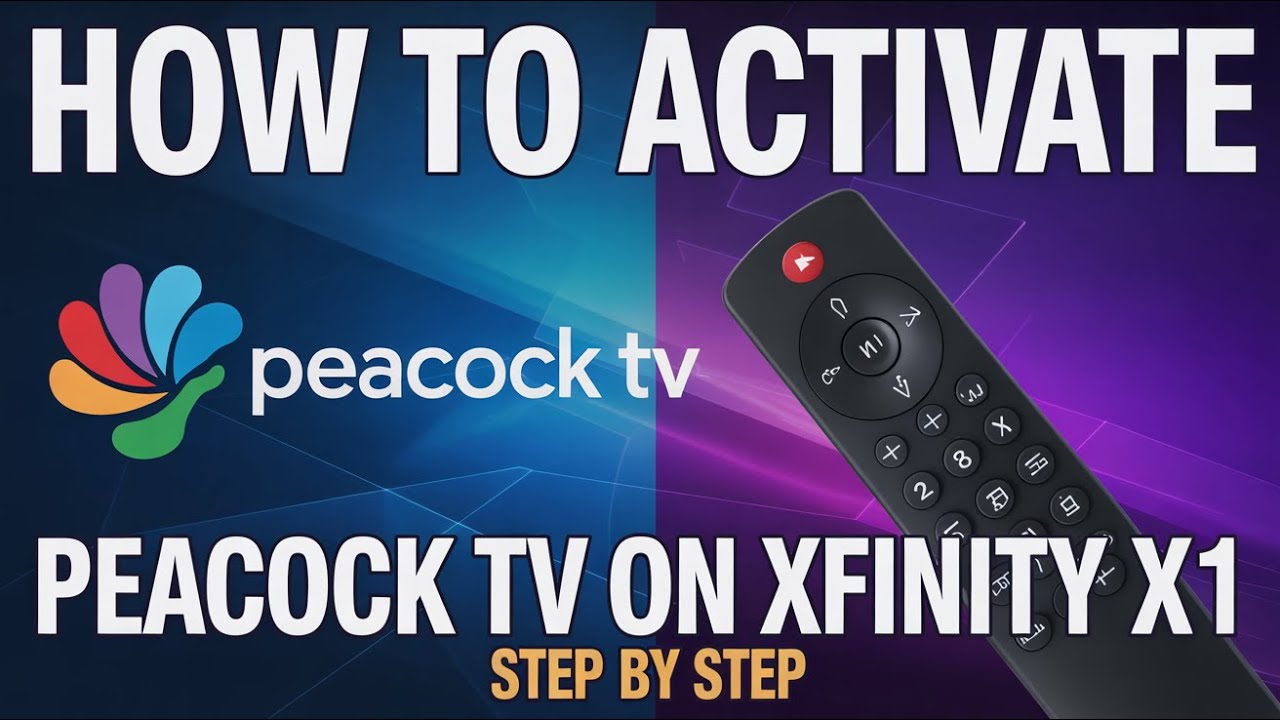 How to Activate Peacock TV on Xfinity X1 (Step by Step) - YouTube