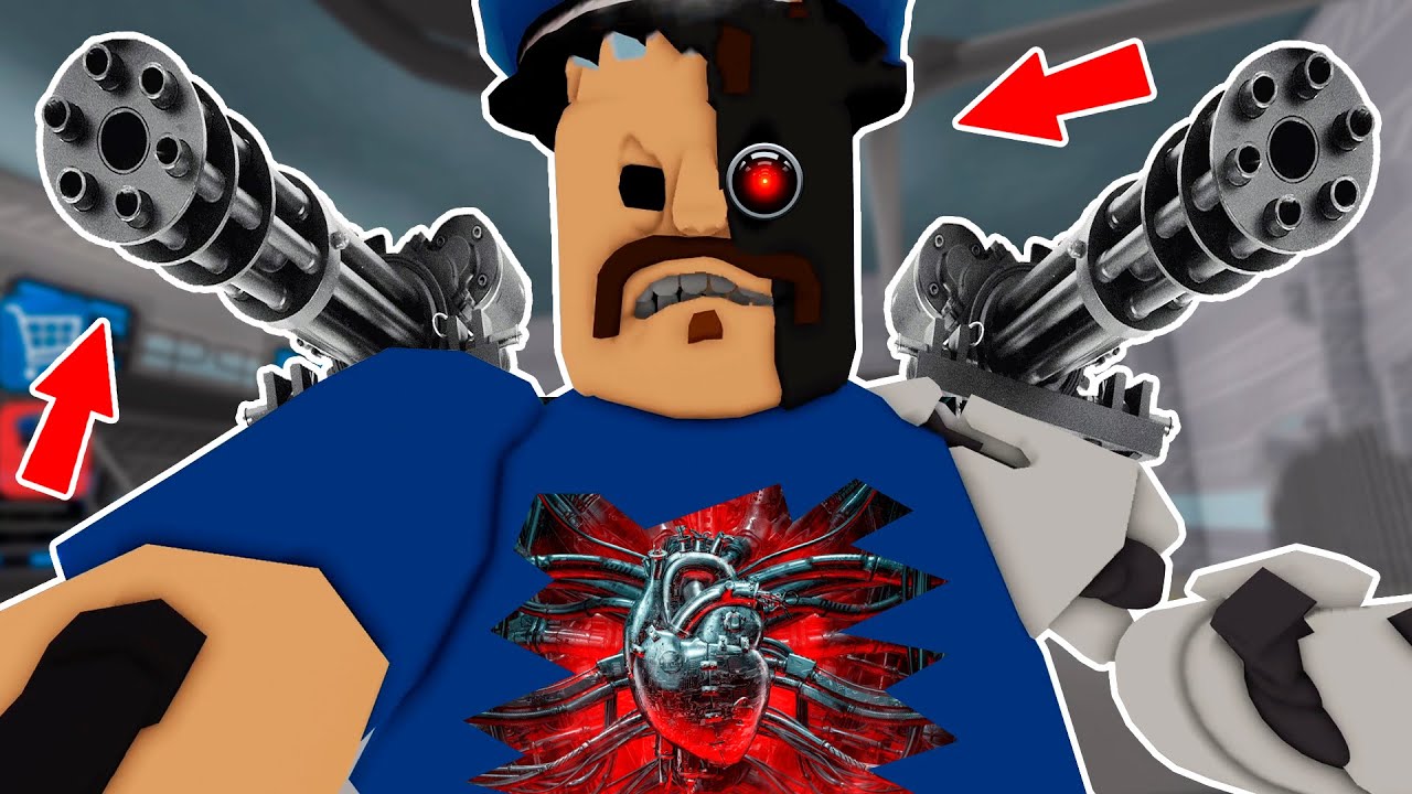 CYBORG BARRY'S PRISON RUN - [NEW OBBY] !! Terminator Mod | #roblox #obby and Noob - YouTube