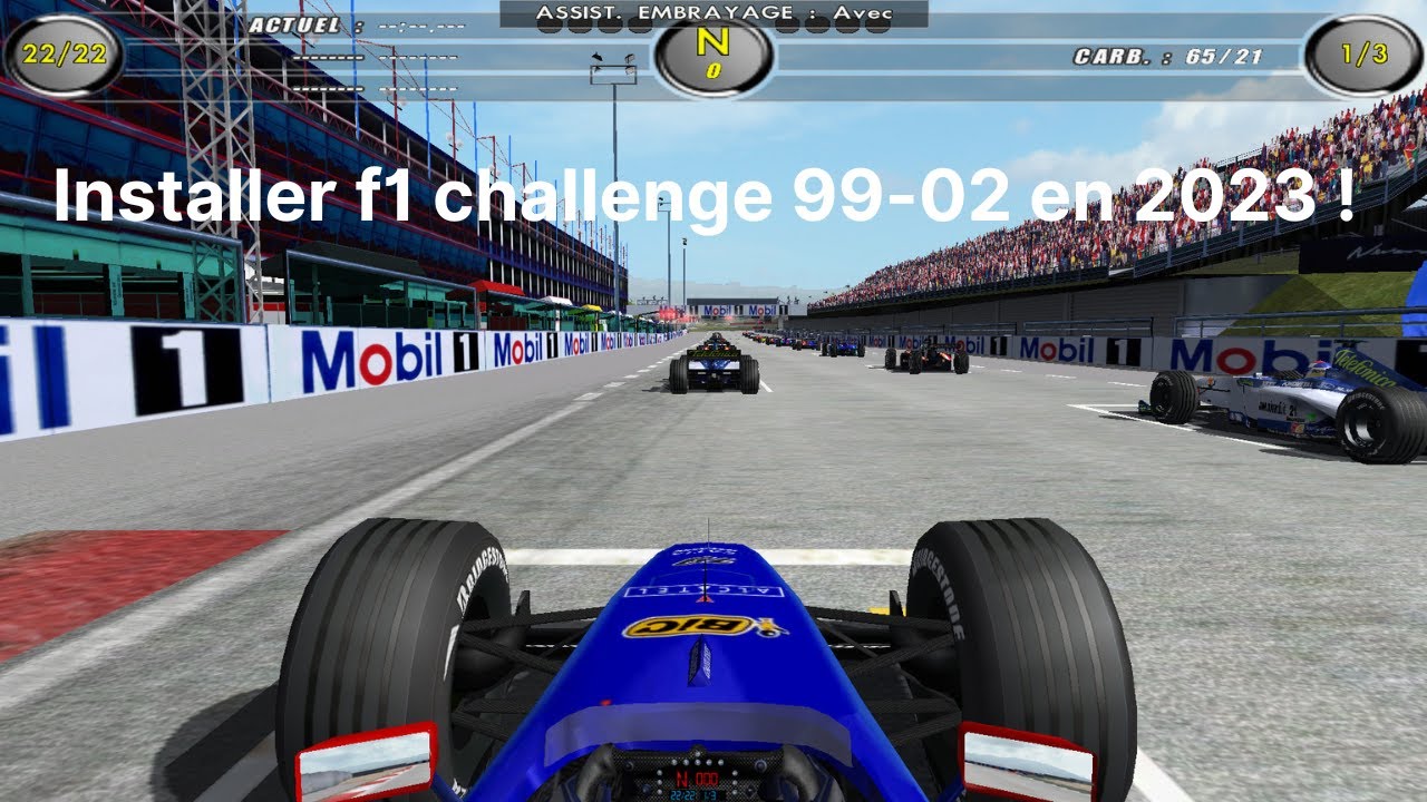 Installer f1 challenge 99-02 en 2023 ! - YouTube