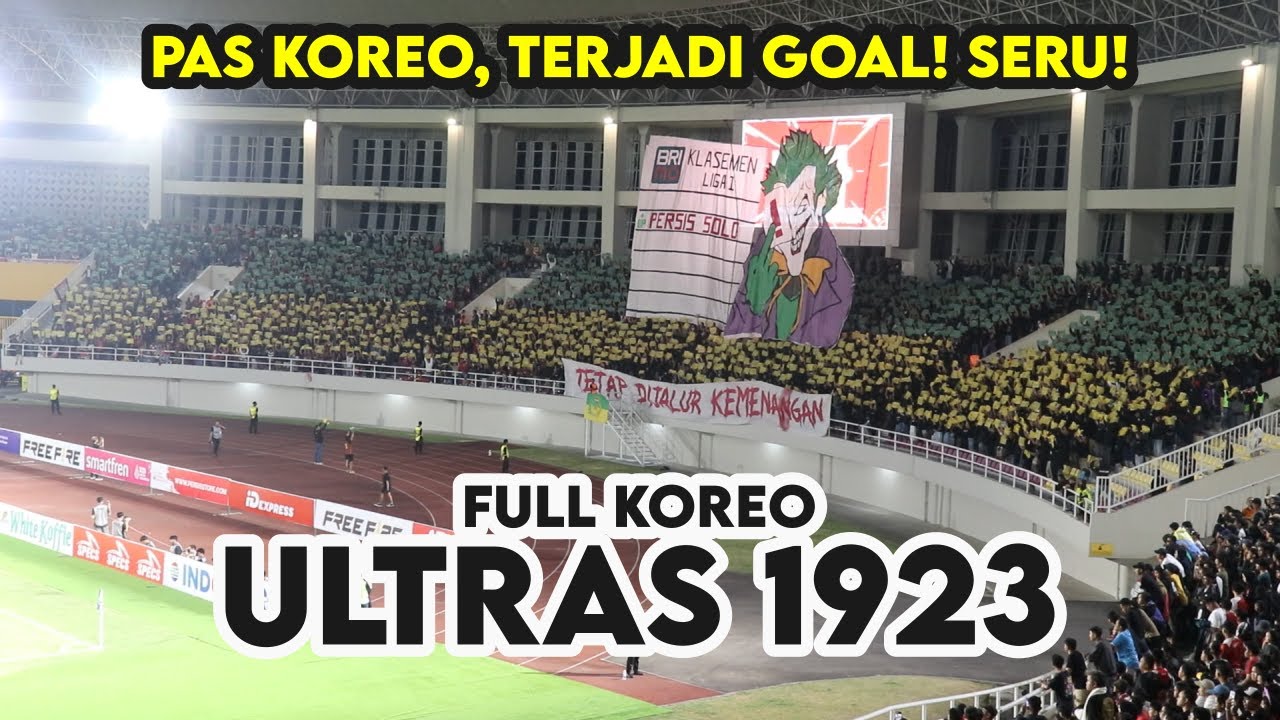 FULL KOREO ULTRAS 1923 | PERSIS 2-2 PERSIJA - YouTube