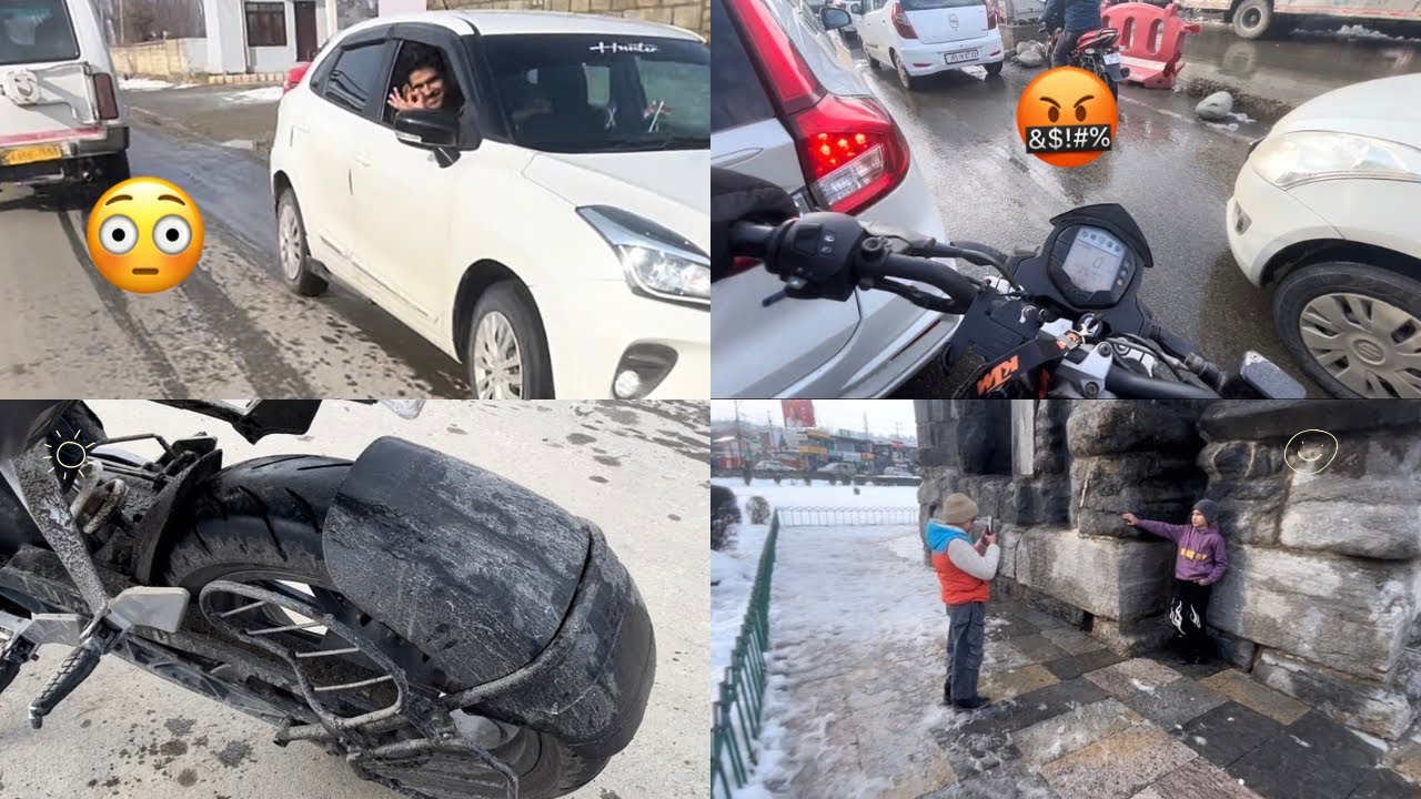 Angry car guy 🤬 || Reactions 😳 || snow ️ - YouTube