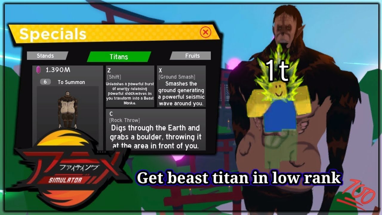 How to get *beast titan* at low rank | easy tips to get beast titan in ...