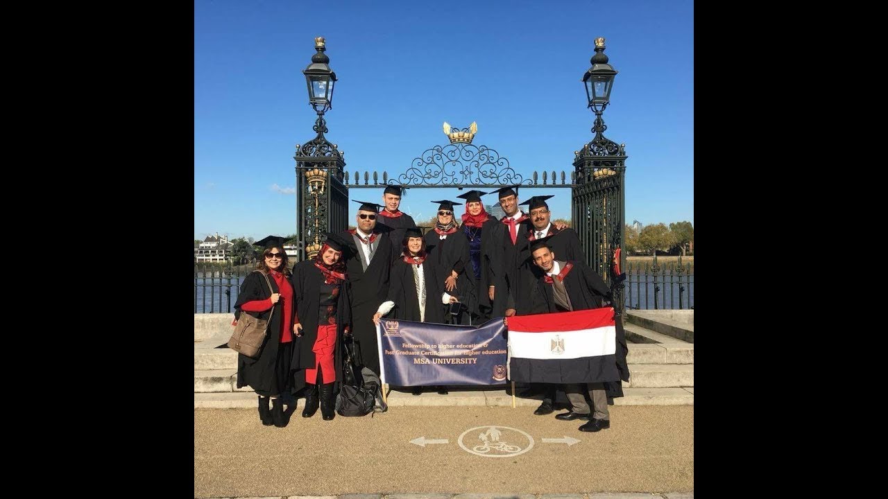 The Graduation ceremony of MSA Staff at university of Greenwich - YouTube