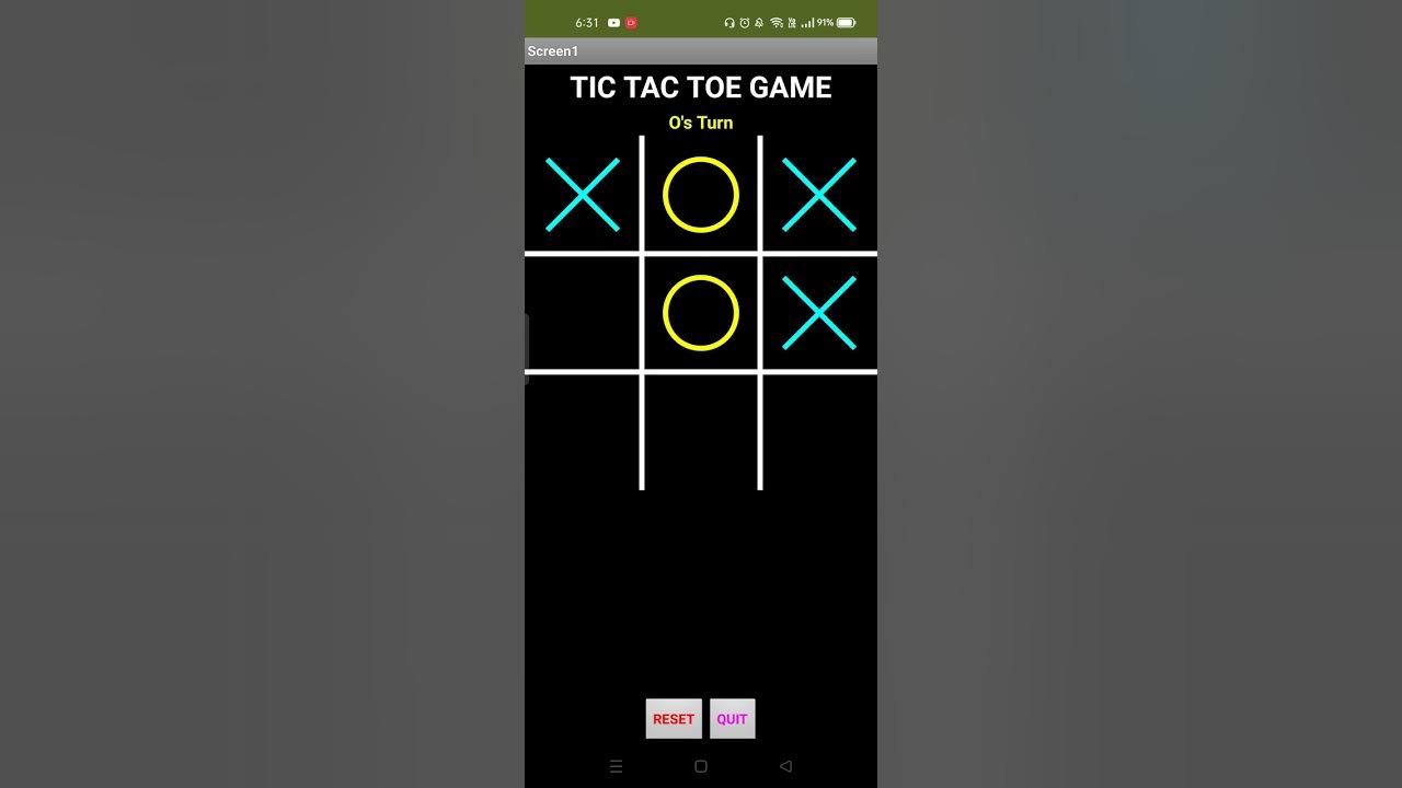 Individual Assignment (MIT Inventor) - Tic Tac Toe Game App - YouTube