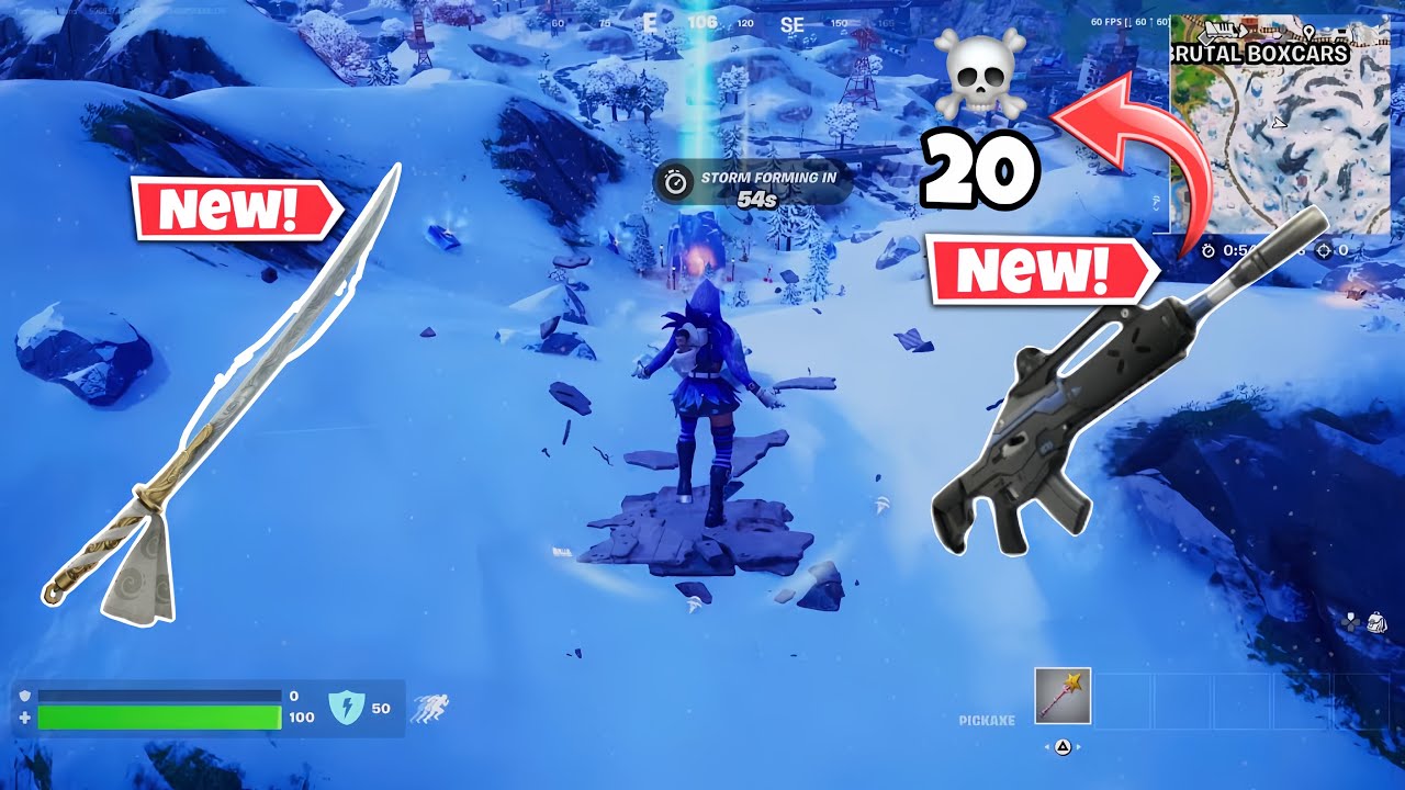 FORTNITE WINTERFEST ICE BLOCK MELT UPDATE WITH 20 ELIMINATIONS (PS5 ...