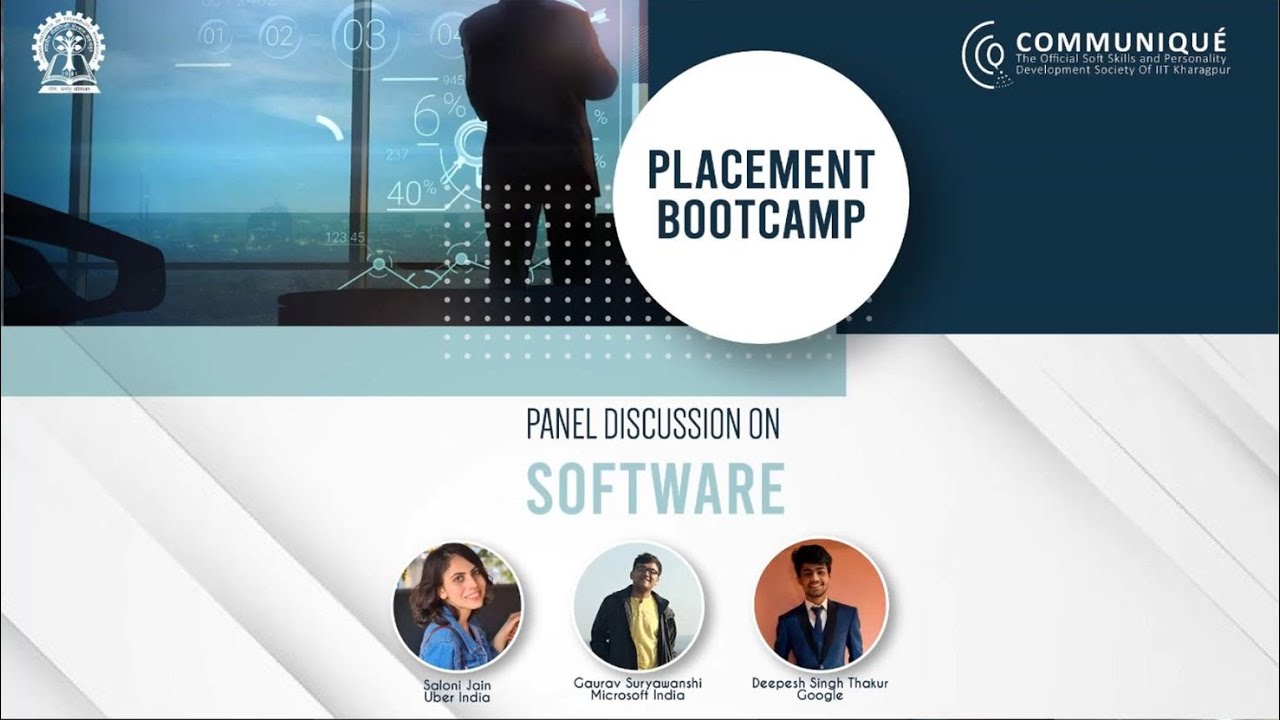 Placement Bootcamp | Software Profile | Communiqué IIT Kharagpur - YouTube