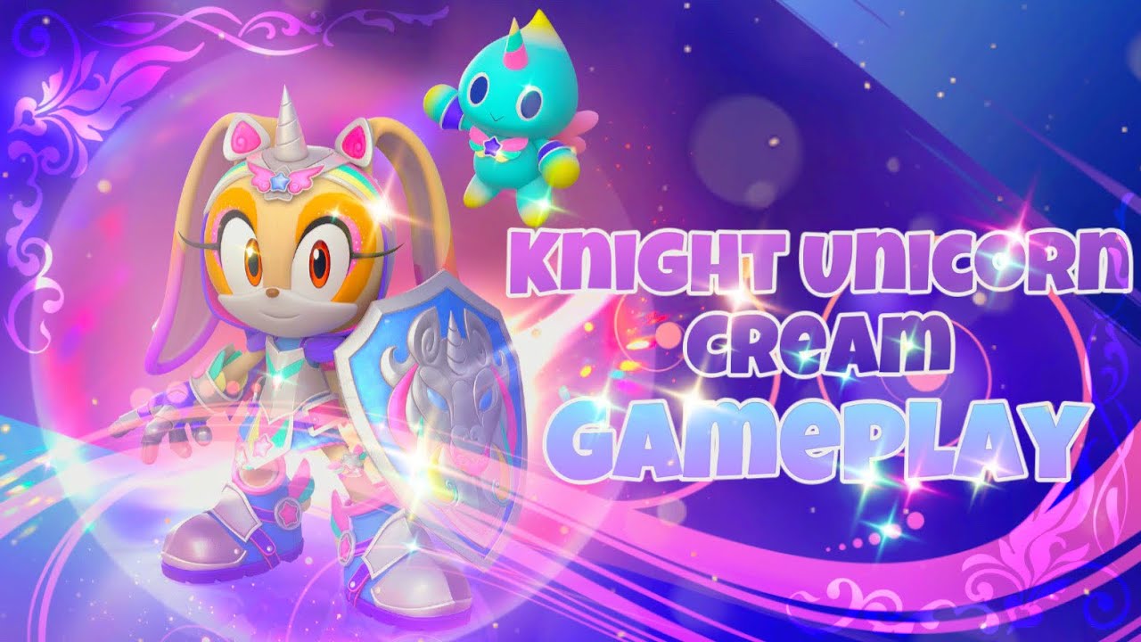 Sonic Forces Speed Battle 🩷🦄 Unicorn Knight Cream 🦄 Gameplay 🦄🩷 - YouTube